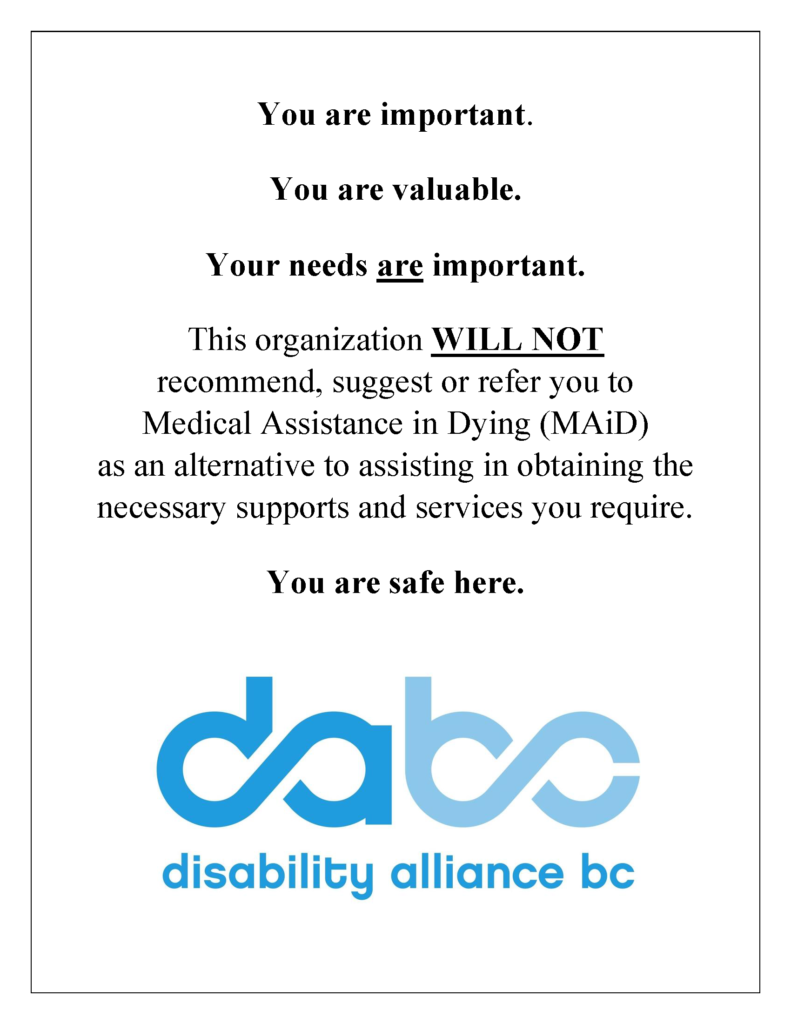 Medical Assistance in Dying | DABC