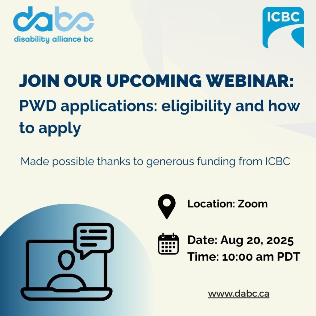 Upcoming webinar: The PWD Application | DABC